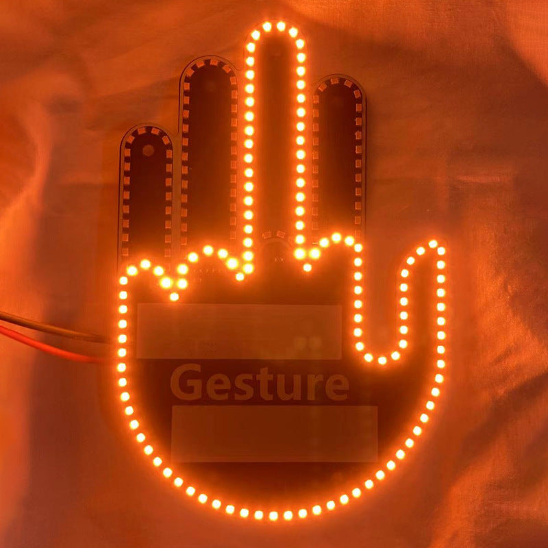 GloGesture LED Car Hand Sign – VVS Jewelry